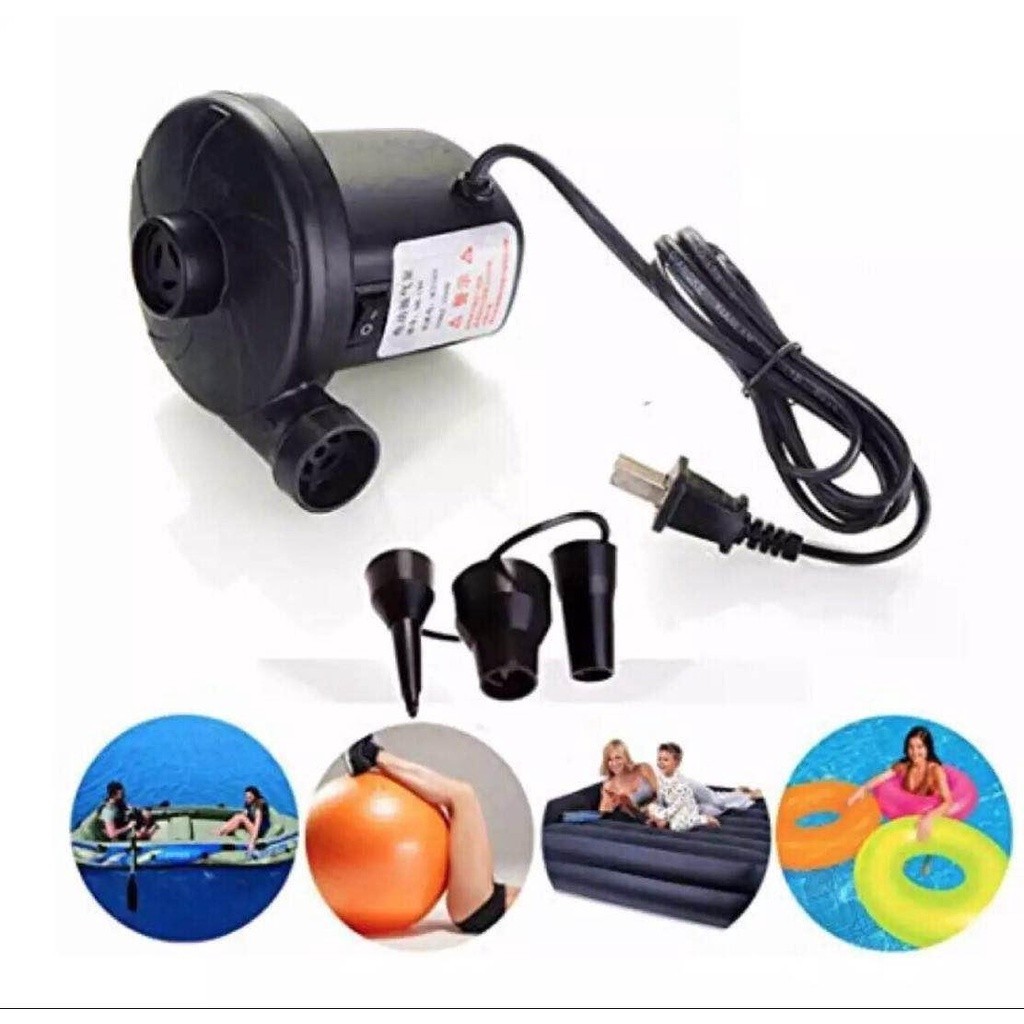RQAC Electric Air Pump Home Inflate Deflate for Air Mattress SMM ...