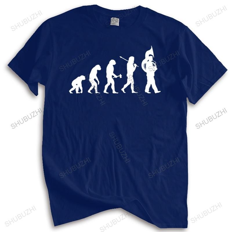 Fashion brand t shirt mens loose Sousaphone Tuba French Horn Player ...