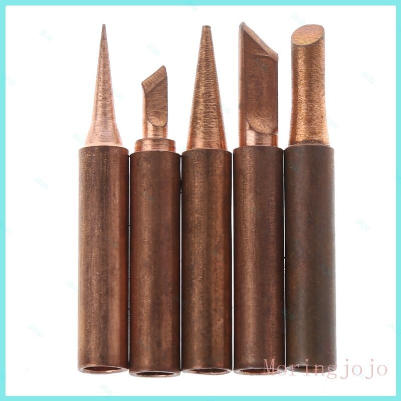 JoJo Compact Soldering Tips Kit 900M Lead-Free Copper Solder Iron Tip ...