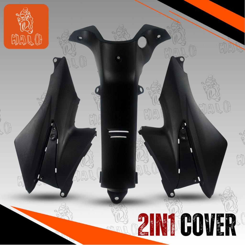 [HALO MOTORS] MOTORCYCLE FAIRINGS 2IN1 CENTER COVER + UBOX COVER FOR ...