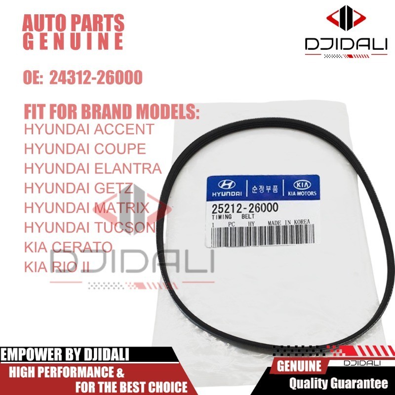 Belt Timing for HYUNDAI ACCENT/ KIA Rio N (1.4) 25212-26001 24312-26000 ...