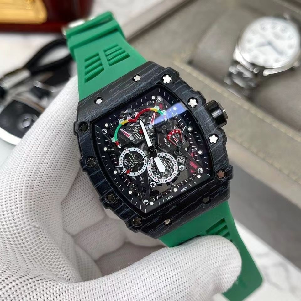 Richard Same Fashion Fake Six-Pin Quartz Movement Men's Watch Huang ... Richard Same Fashion Fake Six-Pin Quartz Movement Men's Watch Huang ...