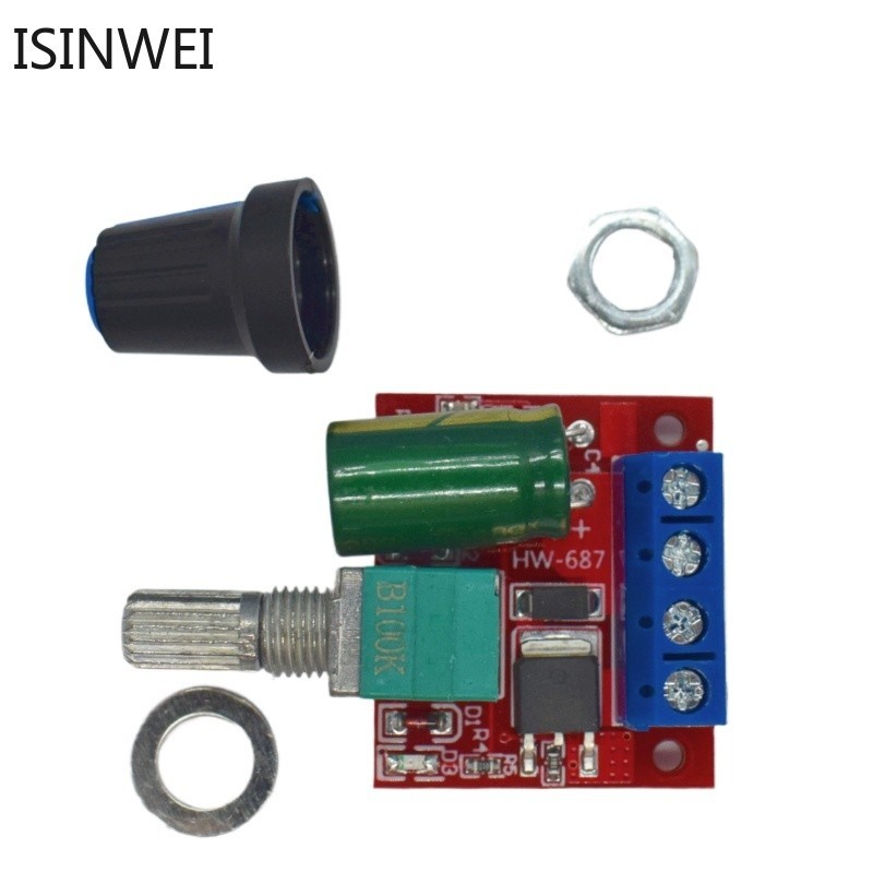 DC To DC PWM DC Motor Speed Controller Module 5A 90W DC-DC 4.5V-28V ...
