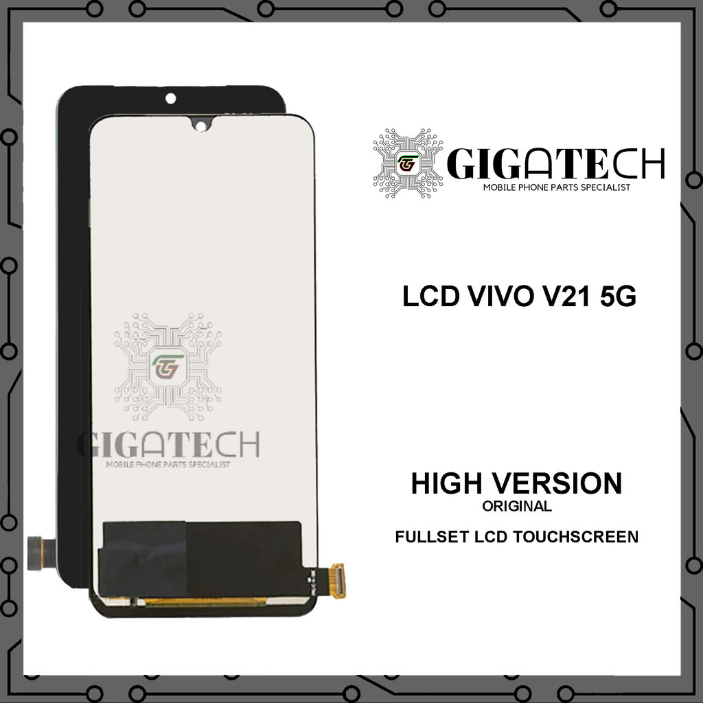 Lcd Vivo V21 5G Original 100% Fullset Touchscreen 1 Month Warranty Free ...