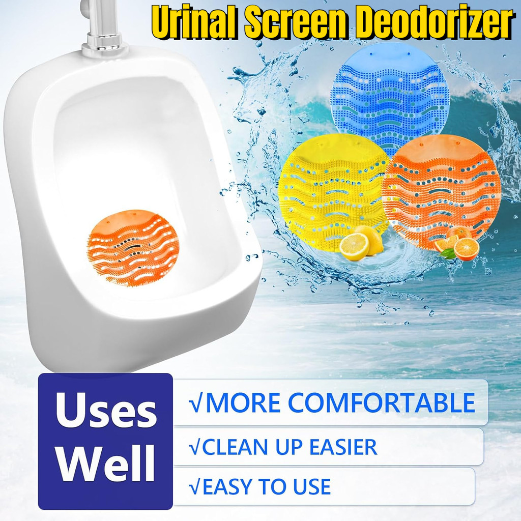 Urinal Screen Deodorizer, Urinal Cakes Bulk Scented Anti-Splash, Urinal ...