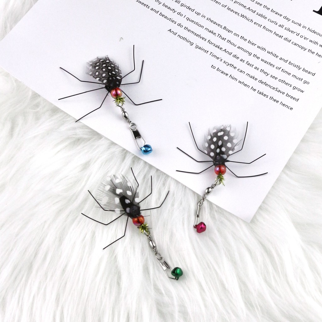 Small flying insect cat toy stick, cat toy stick for changing heads ...