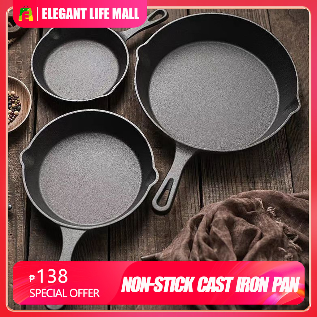 Multi-purpose Non-stick Pan Flat Bottom Wok Less Oil Smoke Cooking Pan ...