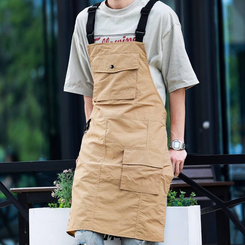 Japanese Style Antifouling Apron Catering Pet Overalls Cafe Barbecue ...