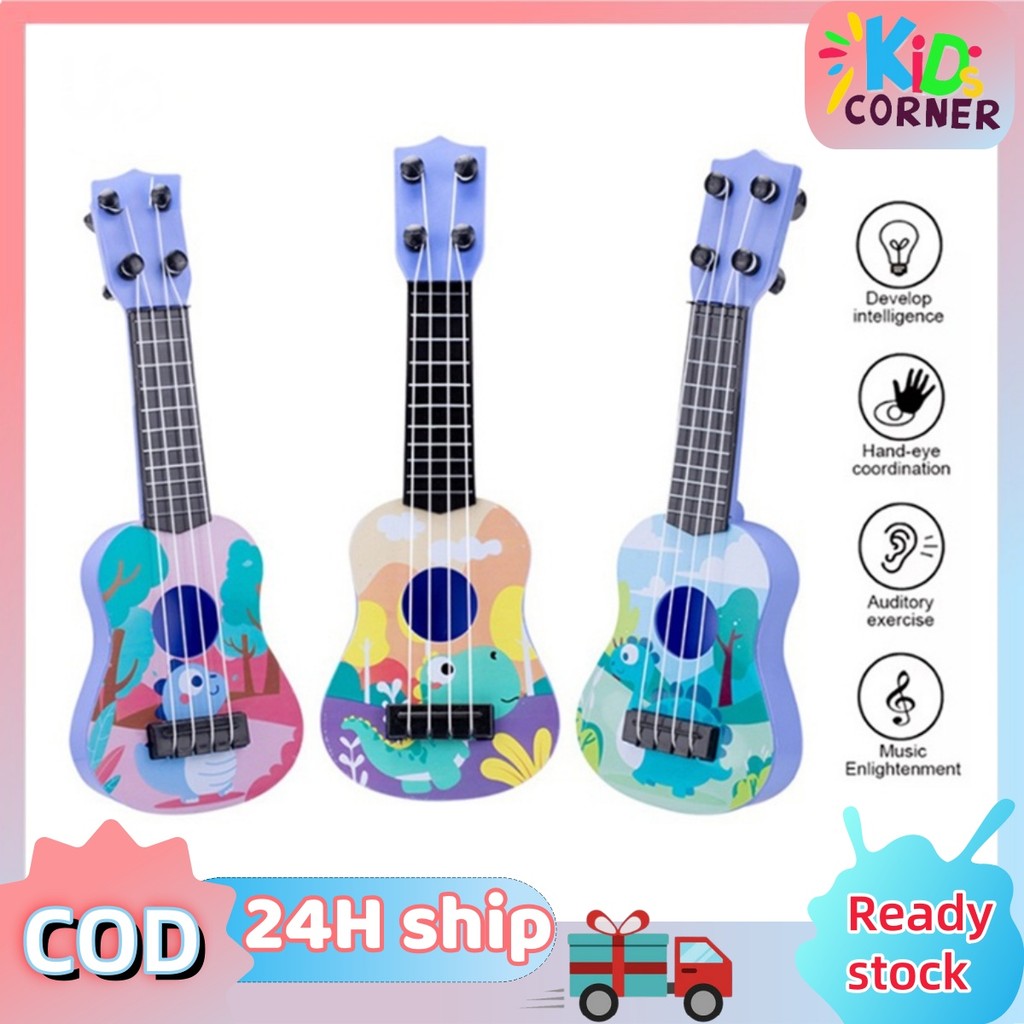 Ukulele Guitar Portable 4 Strings Kids Guitars Classic Wooden Guitar ...