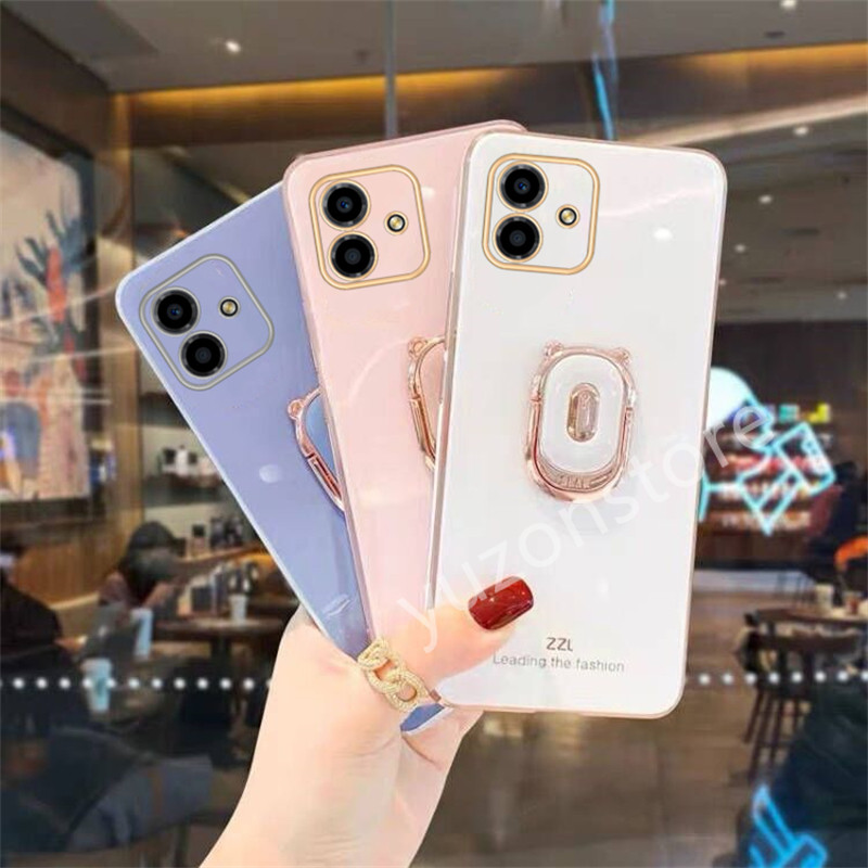Straight Edge Soft Casing for OPPO A5 Pro OPPOA5Pro 5G 4G Cartoon Bear ...