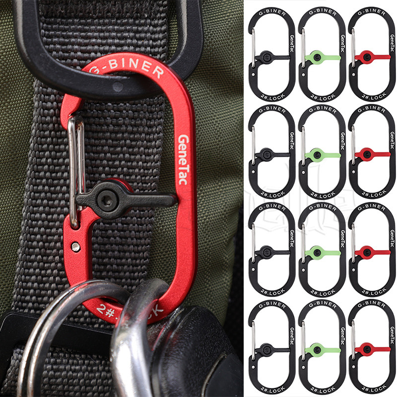 Mountaineering buckle with lock - Aluminum Alloy Carabiner ...