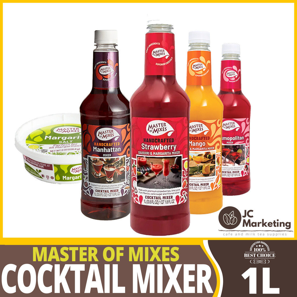 Master of Mixes Handcrafted Cocktail Flavors Mixer 1L | Shopee Philippines