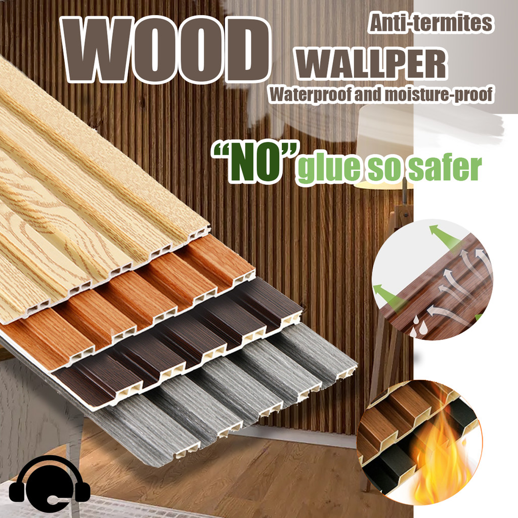 Waterproof Interior Wall Cladding Ceiling Panel Wpc Safe material Wall ...