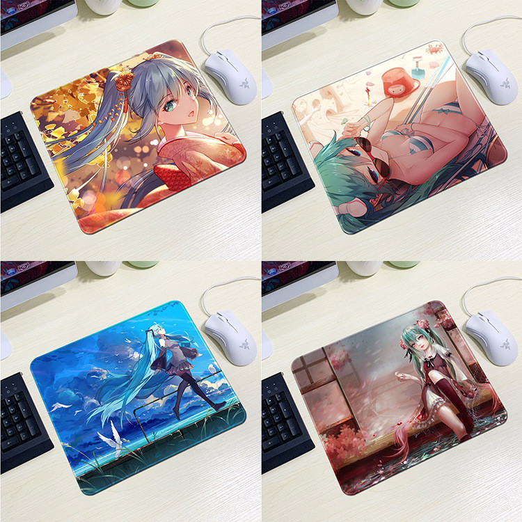 Hatsune Miku Cute Cartoon Anime Game Mouse Pad Girl Small Office Home ...
