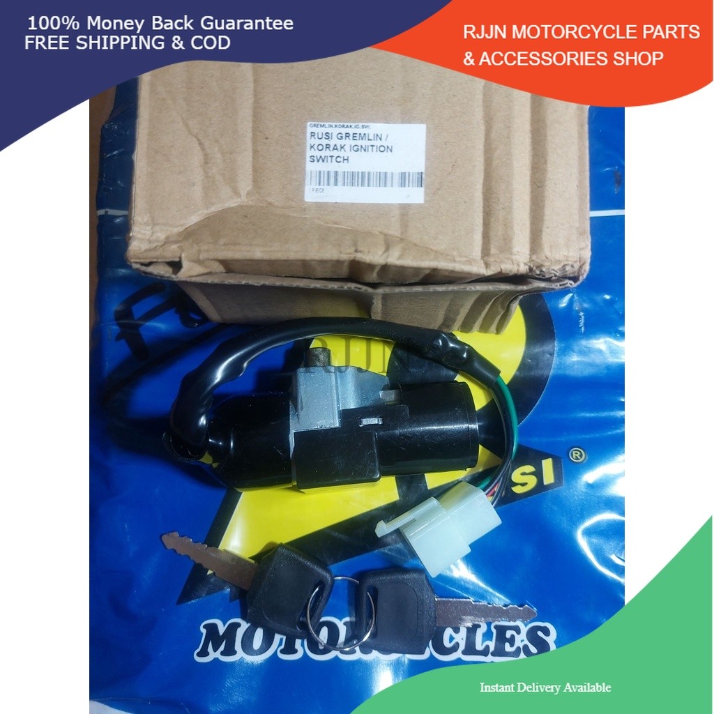 RUSI GREMLIN/KORAK 110 IGNATION SWITCH ONLY | Shopee Philippines