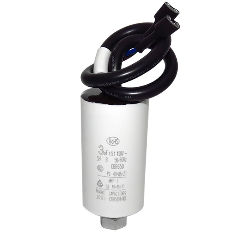 Freezer compressor refrigerator start running capacitor 3UF450V ...