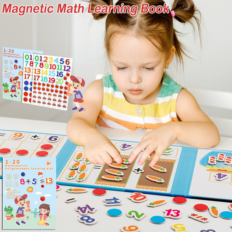 Magnetic Math Learning Book Math for Kindergarten and Preschoolers ...