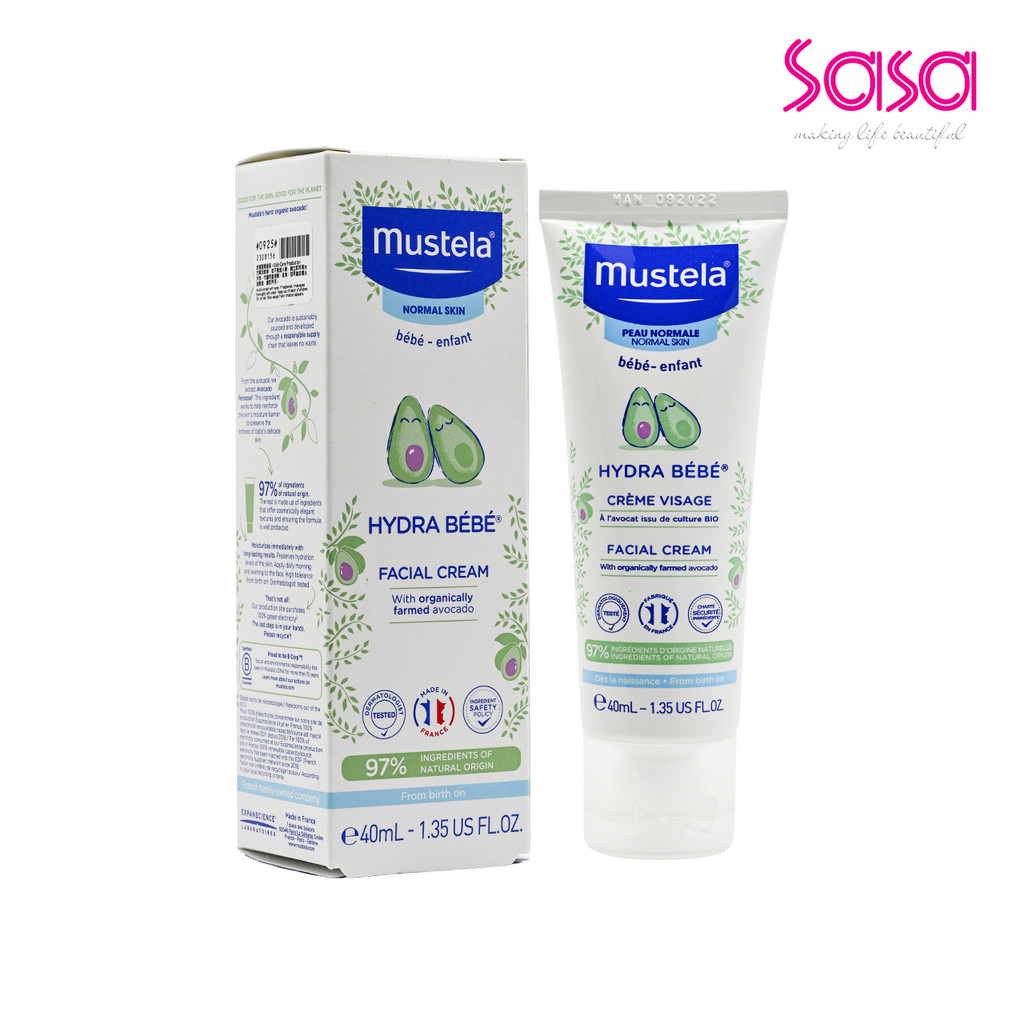 Mustela Hydra Bebe Facial Cream (40ml) | Shopee Philippines