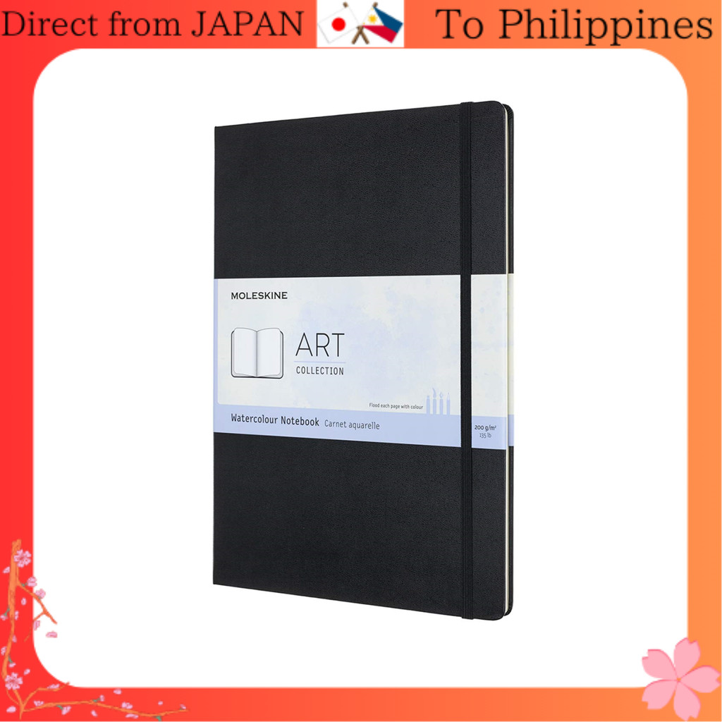 Moleskine Art Collection Watercolor Notebook Hardcover A4 Size Black ...