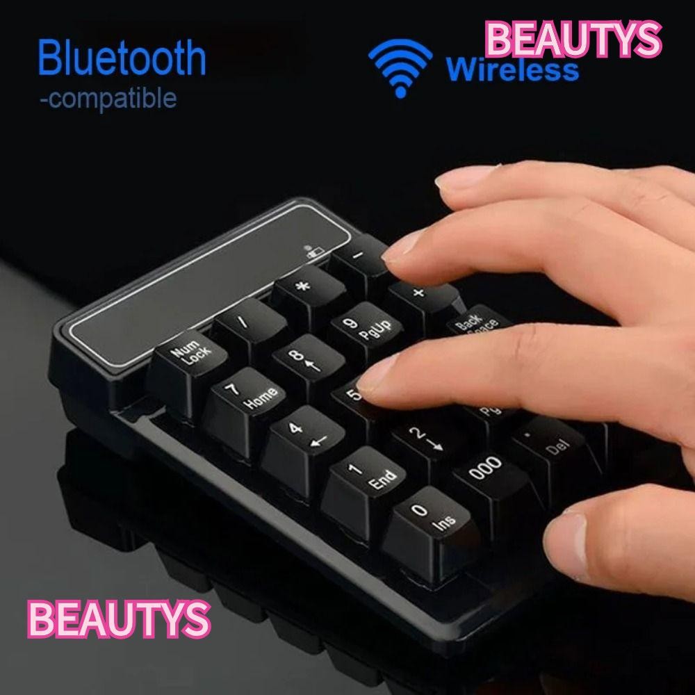 BS Wireless Wired Keyboard, 2.4GHz Bluetooth USB Numeric Keypad, Numpad ...