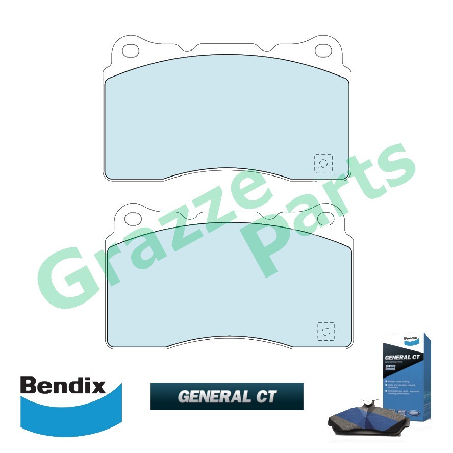 Bendix General CT Disc Brake Pad Front for DB1678 Mitsubishi Evolution ...