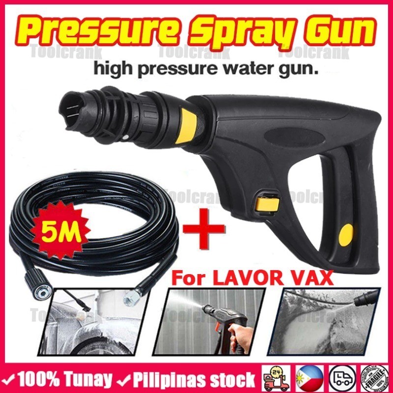 Pressure Washer Spray Jet Trigger Gun Car Washer Foam Water Gun with 5M ...