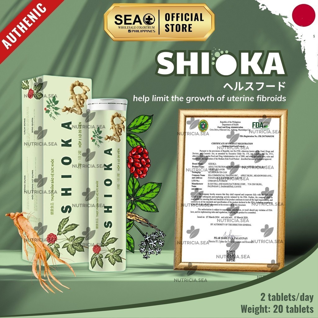 SHIOKA JAPAN effervescent tablet original tube 20 tablets NUTRICIA.SEA ...