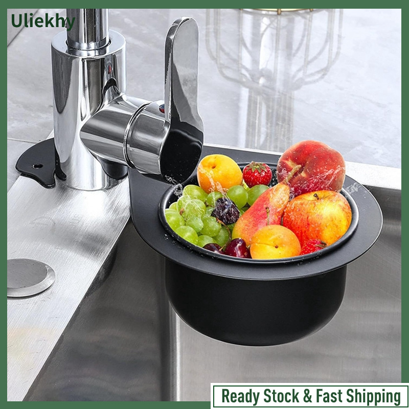 Uliekhy Swan Drain Basket Stainless Steel Strainer Basket Kitchen Sink ...
