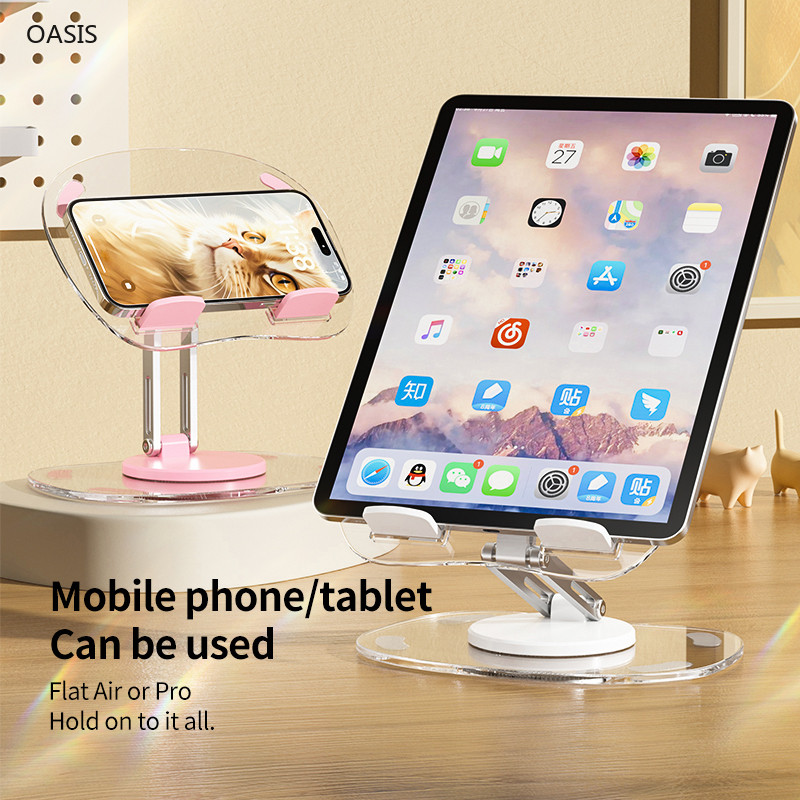 Adjustable Foldable Pad & Phone Stand Multi Functional Desktop Holder ...