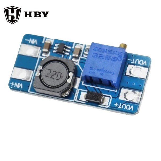 MT3608 DC-DC Step Up Converter Booster Power Supply Module Boost Step-up Board MAX output 28V 2A ...