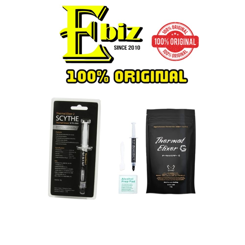SCYTHE ELIXER 2 ELIXER G CPU Thermal Paste | Shopee Philippines