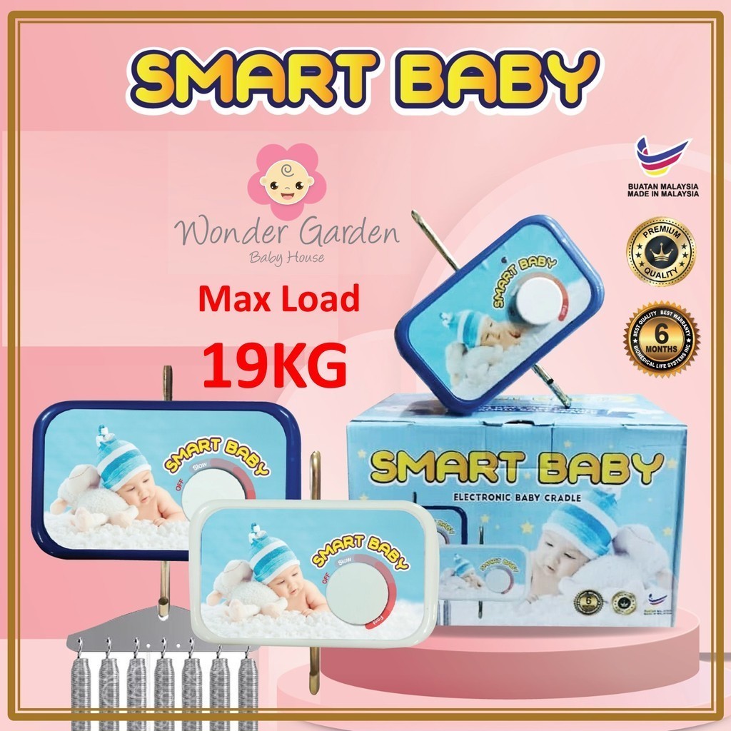 Wonder Garden Smart Baby Electronic Baby Cradle ( Basic Motor Buaian ...
