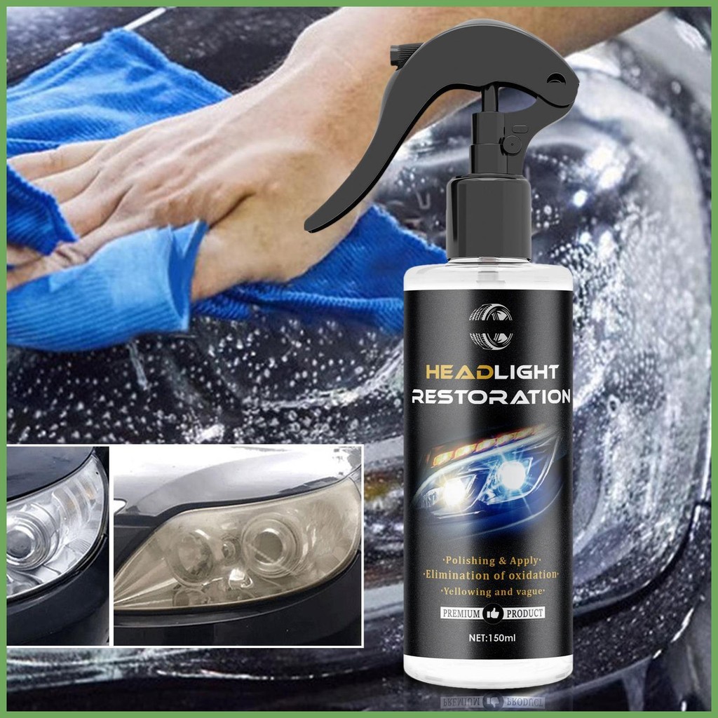 Headlight Restoration Fluid 150ml Car Headlight Polishing Renovation ...