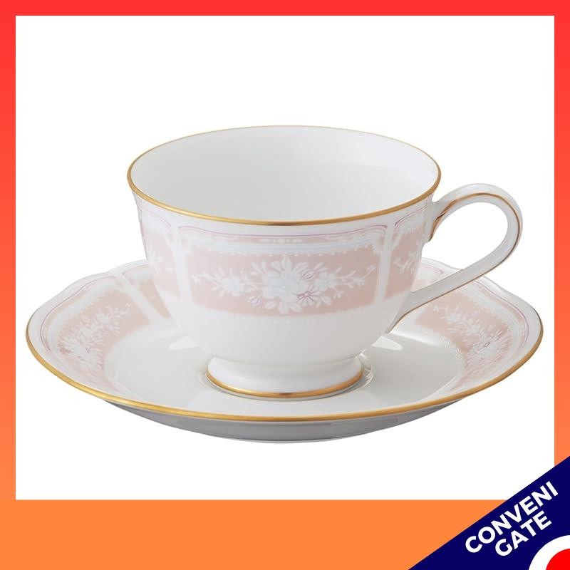 Noritake Cup & Saucer Set (Coffee Tea Dual-use) 220cc Lacewood Gold ...