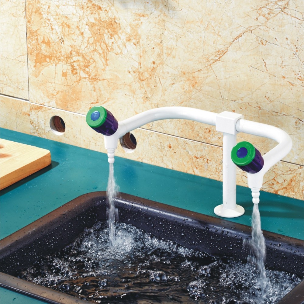 Copper Spray Plastic Laboratory Faucet Duplex Laboratory Faucet Faucet ...