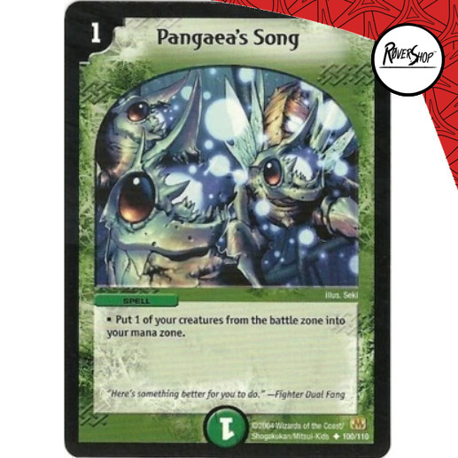 Duel Masters Deck Building Cards : Pangaea's Song UNCOMMON NM ENG ...