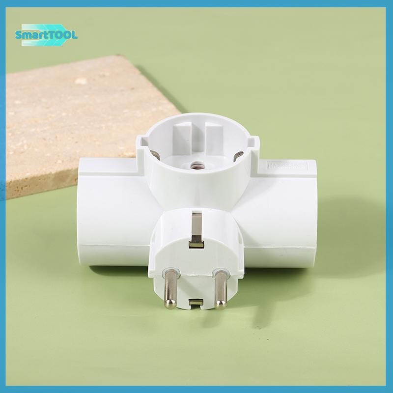 UTZN> European Type Conversion Plug 1 To 3 Way EU Standard Power ...