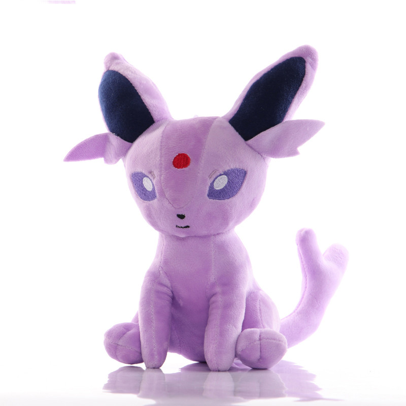 23cm Espeon Plush Toys Doll Anime Pokemon Espeon Plush Soft Stuffed ...