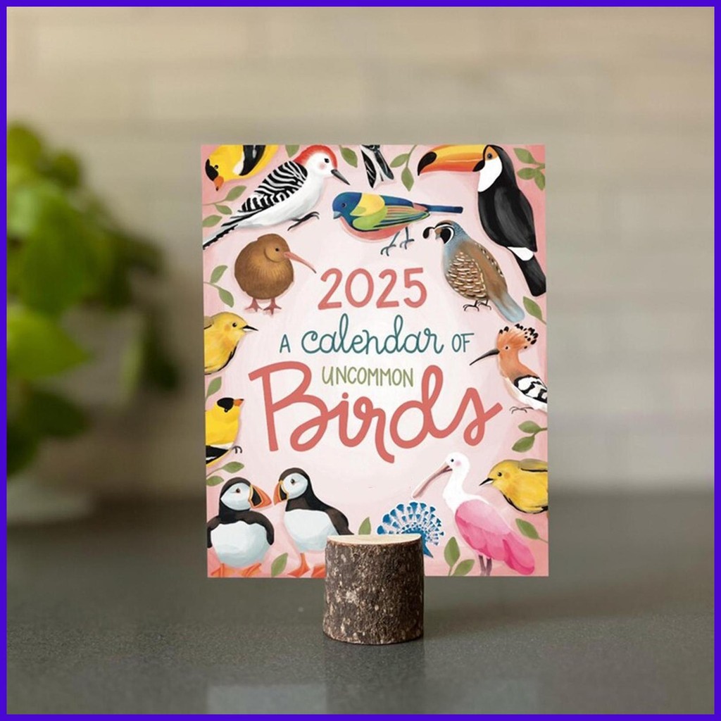 2025 Bird Standing Desk Calendar 12 Individual Pages Calendar Vintage ...