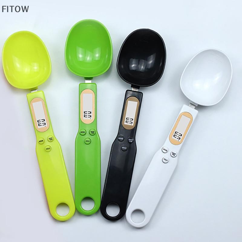 FITOW 500g/0.1g Weight Measuring Spoon Portable LCD Digital Kitchen ...