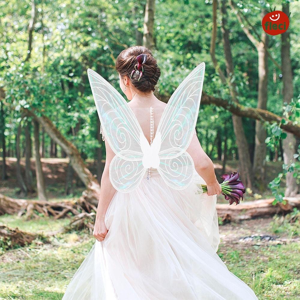 FLECI Angel Wings for Girls, Party Favor Dress up Fairy Wings for ...