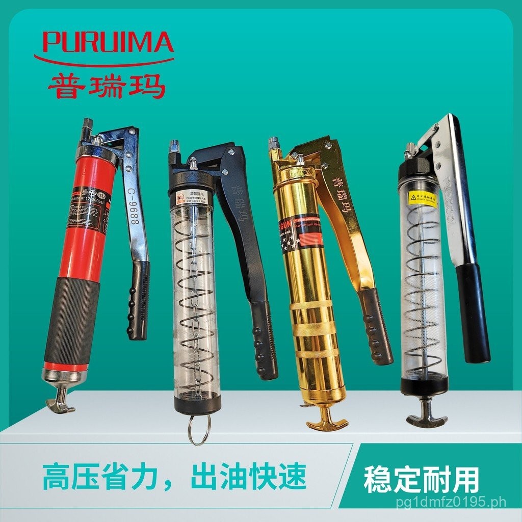 Excavator Double Rod Double Piston Grease Gun Premium Grease Filling ...