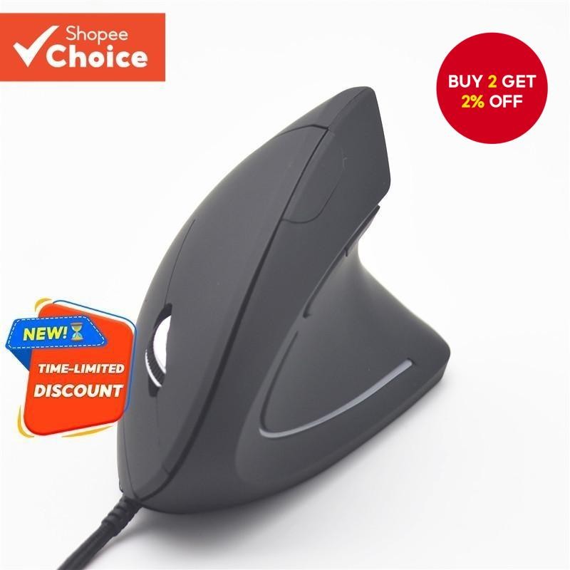 Ergonomic Mouse Right Hand Vertical RGB Optical Wired Mouse for Laptop ...