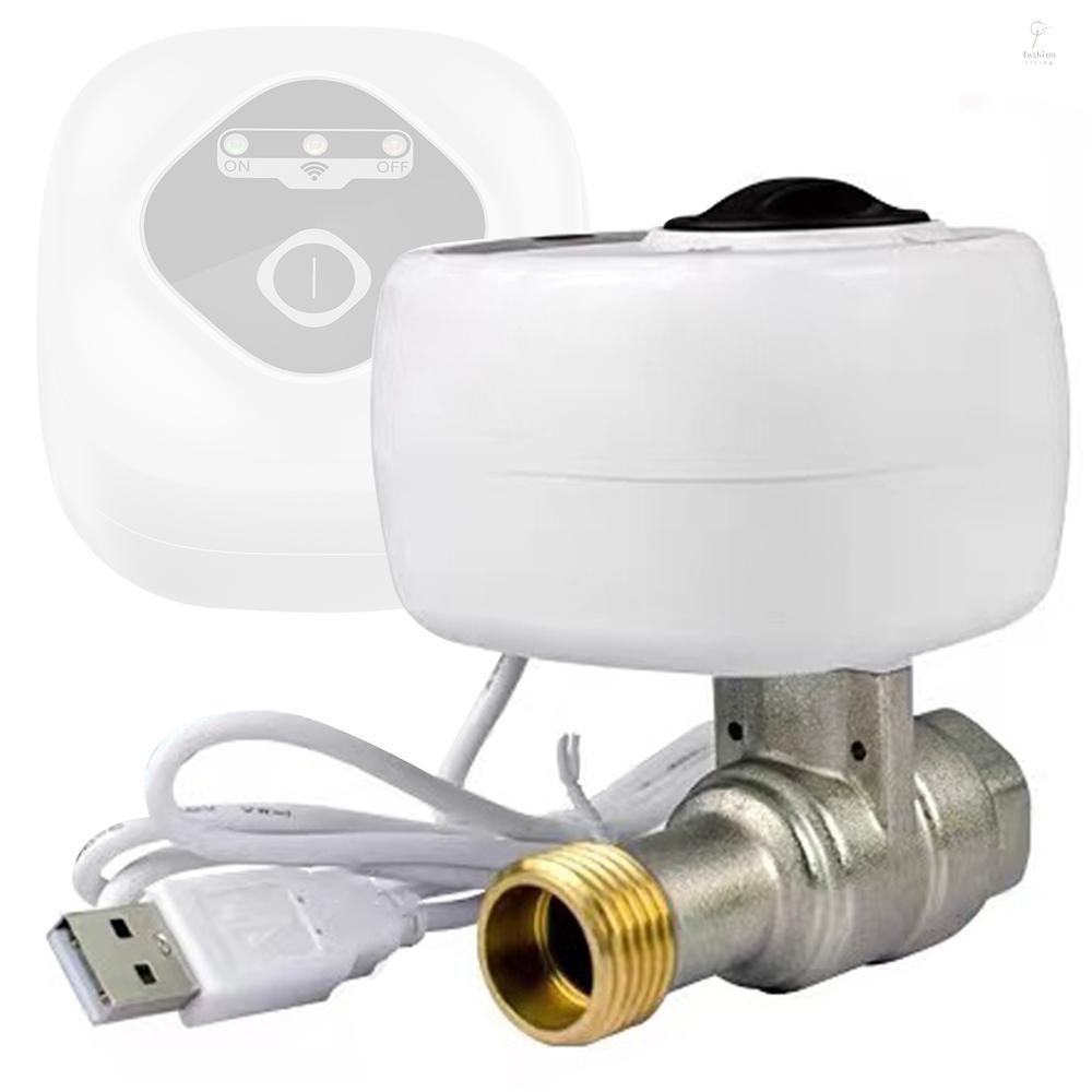 WiFi Intelligent Ball Valve Automatic Water Shut-off Valve Support APP ...