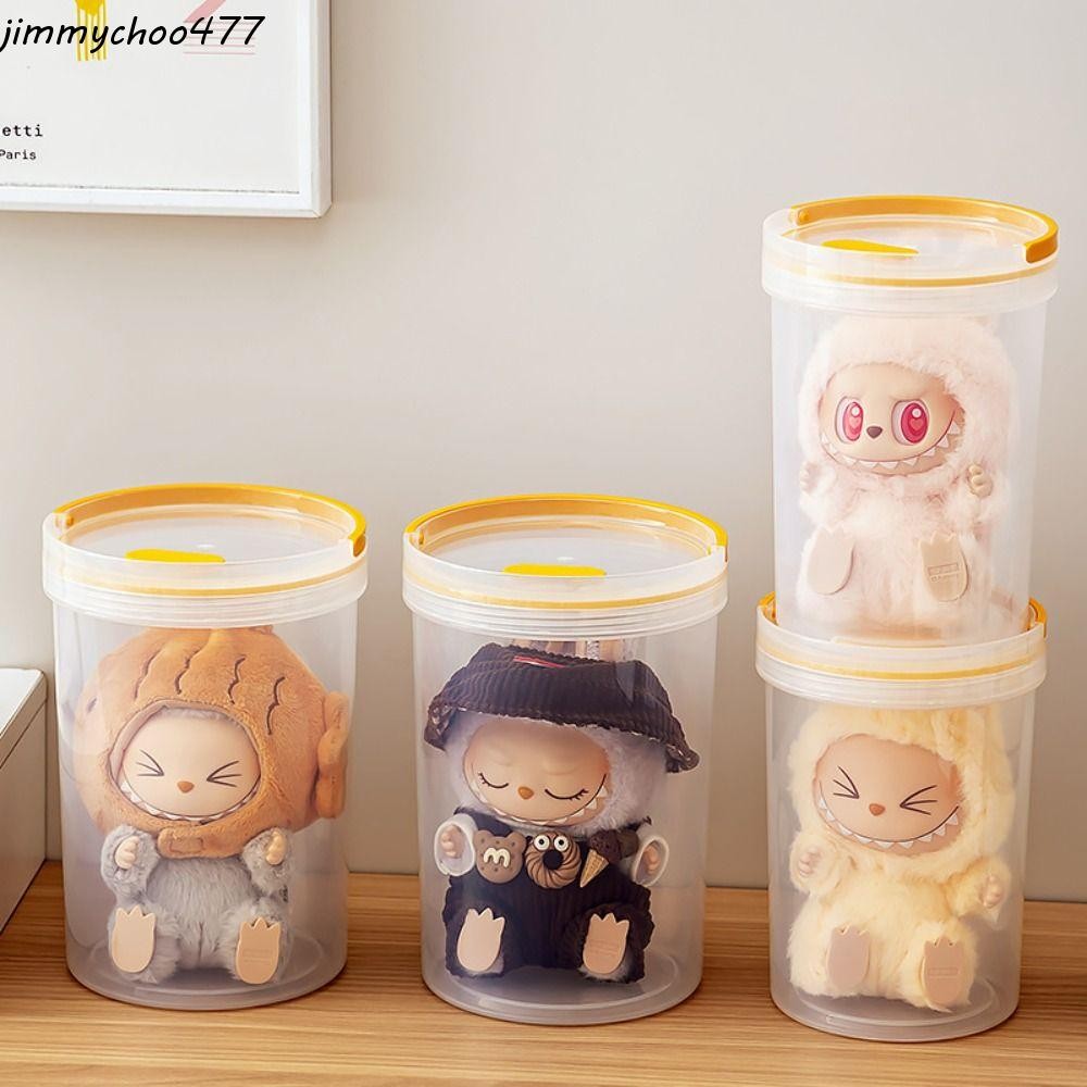 JIMMYCHOO Labubu Doll Storage Case, Transparent Diy Hand-made LABUBU ...