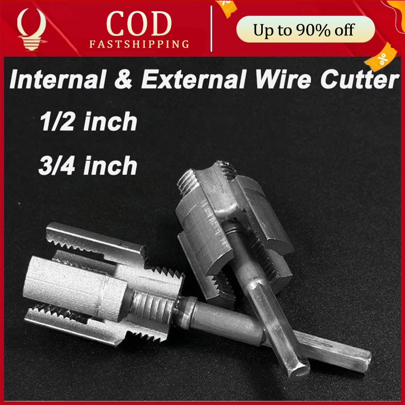 Integrated Internal and External Thread Pipe Threading Tool for 1/2 ...