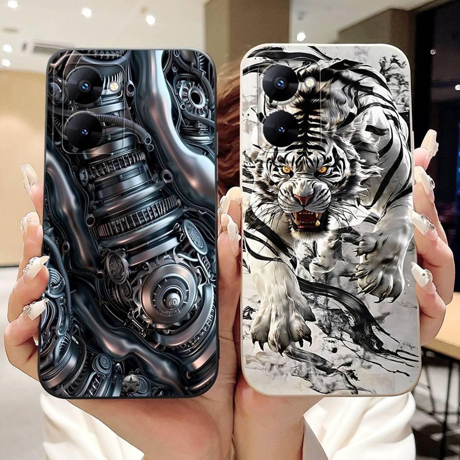 Cool Casing For Realme V30 V30T Case RMX3619 RMX3618 Cover Fashion ...