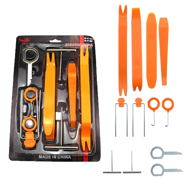 12Pcs Car Radio Panel Door Clip Panel Trim Audio Removal Installer Car ...
