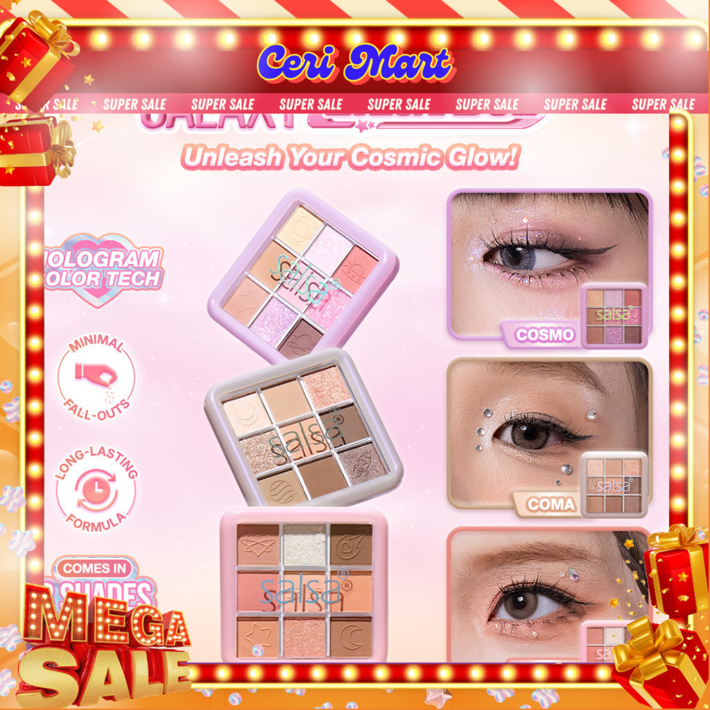 SALSA Galaxy Eyeshadow – Eyeshadow Palette | Make Up Douyin Korea ...