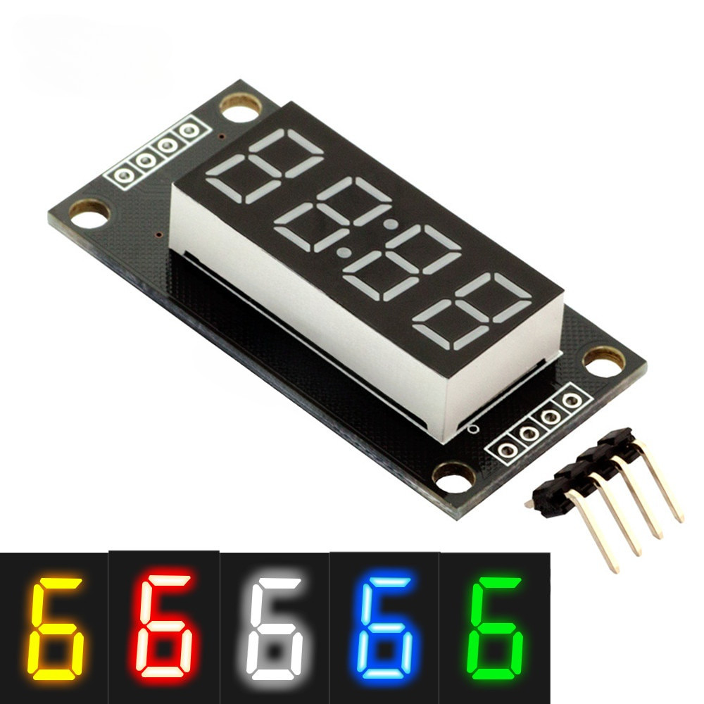 0.56inch digital display 4-bit digital tube display module TM1637 ...